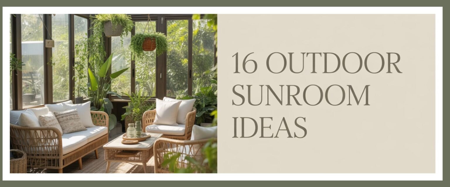 16 Outdoor Sunroom Ideas for Tiny Backyards - homelyhaze.com